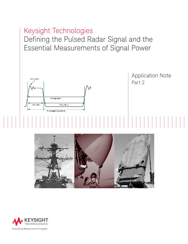 Defining Pulsed Radar Signal and Signal Power Essentials PDF Asset Page | Keysight